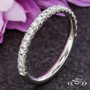 French Set Diamond Band