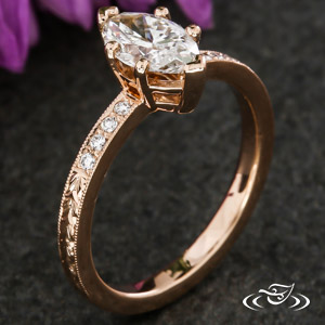 Customize engagement and wedding ring