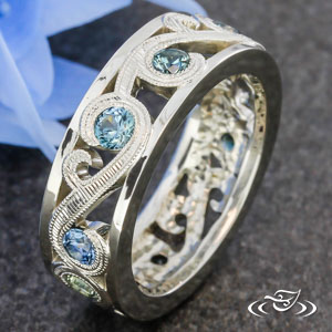 Engraved Swirl Band