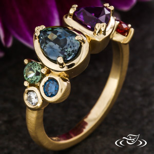 Custom Multi-Stone Ring