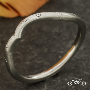 Engraved Shooting Star Shadow Band