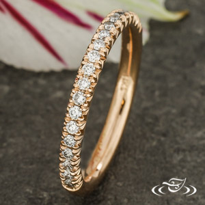 French Set Diamond Band