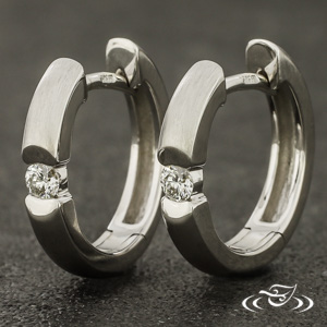 Hoops With Diamonds