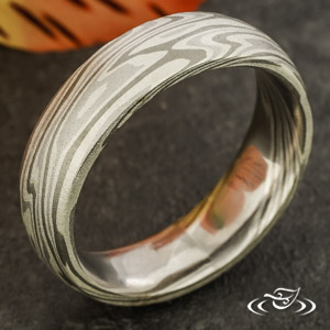 Mokume Gane Wedding Band
