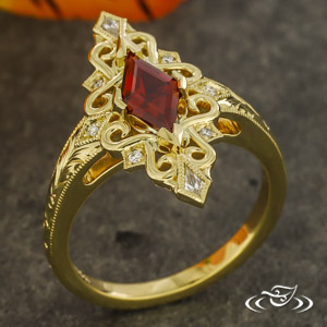 Gothic Inspired Engagement Ring