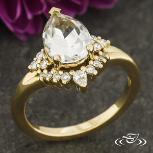 Pear Contour Ring