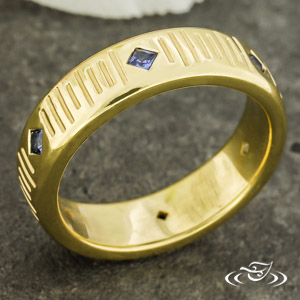 Binary Code Wedding Band