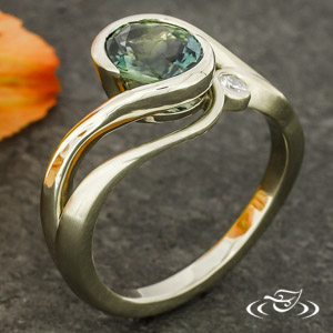 Wrap Set Sapphire Ring