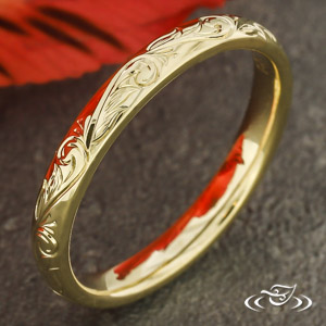 Engraved Wedding Band