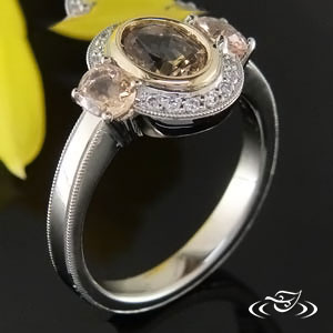 Simple 3-Stone Mounting