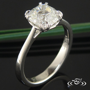 Split Prong Classic Engagement Ring