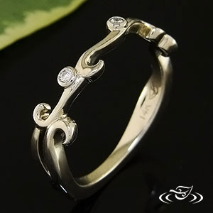 Swirls And Curls Shadow Band