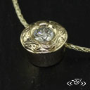 Engraved Bezel Pendant