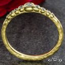Graduated Gold Diamond Ring