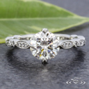 Antique Milgrain Engagement Ring