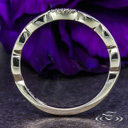 Diamond Accented Shadow Band