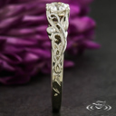 Leaf And Vine Engagement Ring