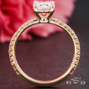 French Set Oval Solitaire