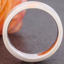 Modern Rose Gold Stripe Ring