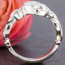 Organic Celtic Vine Engagement Ring