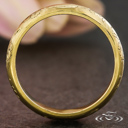 Carnation Engraved Ring