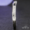 Engraved Shadow Band With Accents