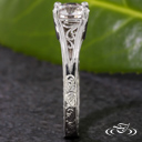 Four Prong Filigree Ring