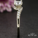 Bypass Style Engagement Ring