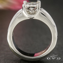 Wide Split Shank Diamond Ring