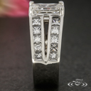 Wide Split Shank Diamond Ring