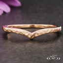 V-Contour Wedding Band