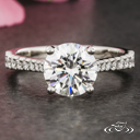 Trellis Diamond Solitaire