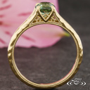 Geometric Arrow Piercing And Hammer Finish Ring