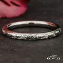 Hand Engraved Wedding Band