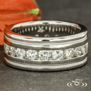 Customize engagement and wedding ring