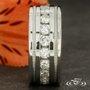 Customize engagement and wedding ring