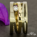 Customize engagement and wedding ring