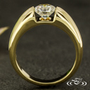 Faux Tension Set Engagement Ring