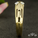 Faux Tension Set Engagement Ring