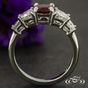 Customize engagement and wedding ring