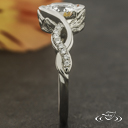 Diamond Twist Engagement Ring