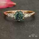 Montana Sapphire And Diamond Ring