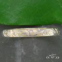 Two Tone Scroll Engraved Band