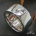 Band With An Engraved Circular Symbol