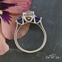 Classic 3-Stone 4-Prong Mounting