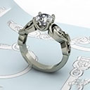 Curvy & Organic Engagement Ring