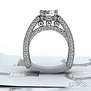 Elegant Pave Engagement Ring