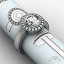 Classic Halo Full Bezel Ring